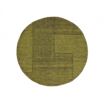 Tom Dixon Stripe Rug Round Y/B | SIGNUM